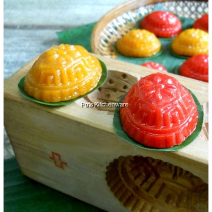 63g/75g 2 Stamps Plastic Ang Ku Kueh Maker Hand Press Mold Acuan Angku ...