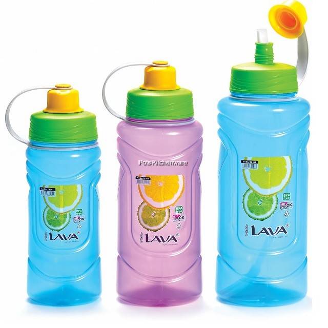 Lava BPA FREE 1L/1.5L/2L Water Tumbler Bottle with Straw Air Botol ...