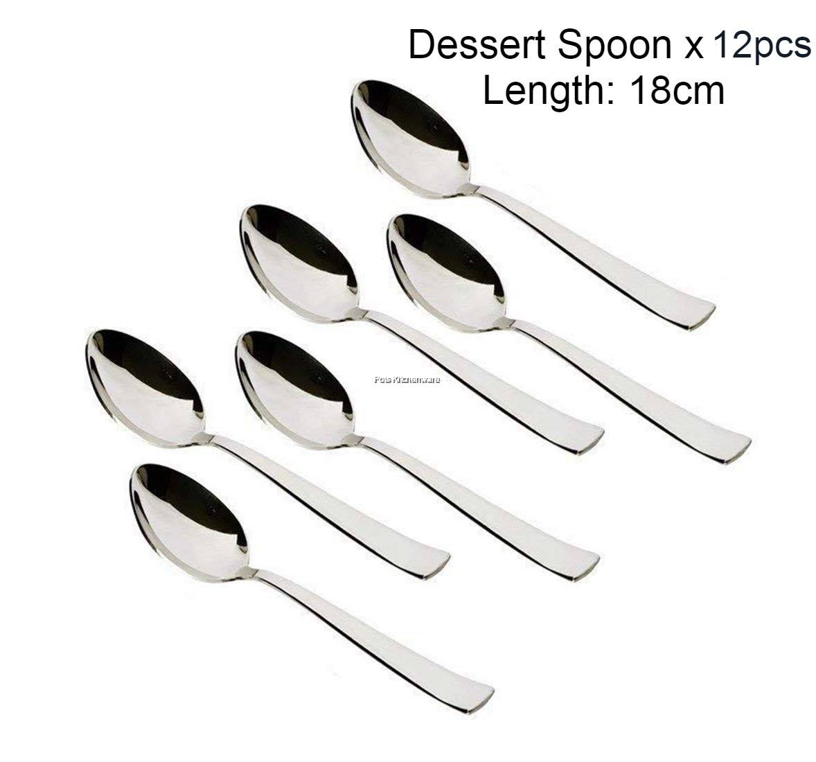 Toffi 12pcs Stainless Steel Cutlery Dining Restaurant Spoon Fork Sudu ...