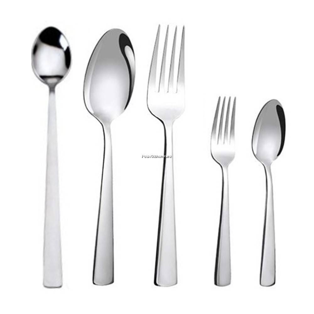 Toffi 12pcs Stainless Steel Cutlery Dining Restaurant Spoon Fork Sudu ...