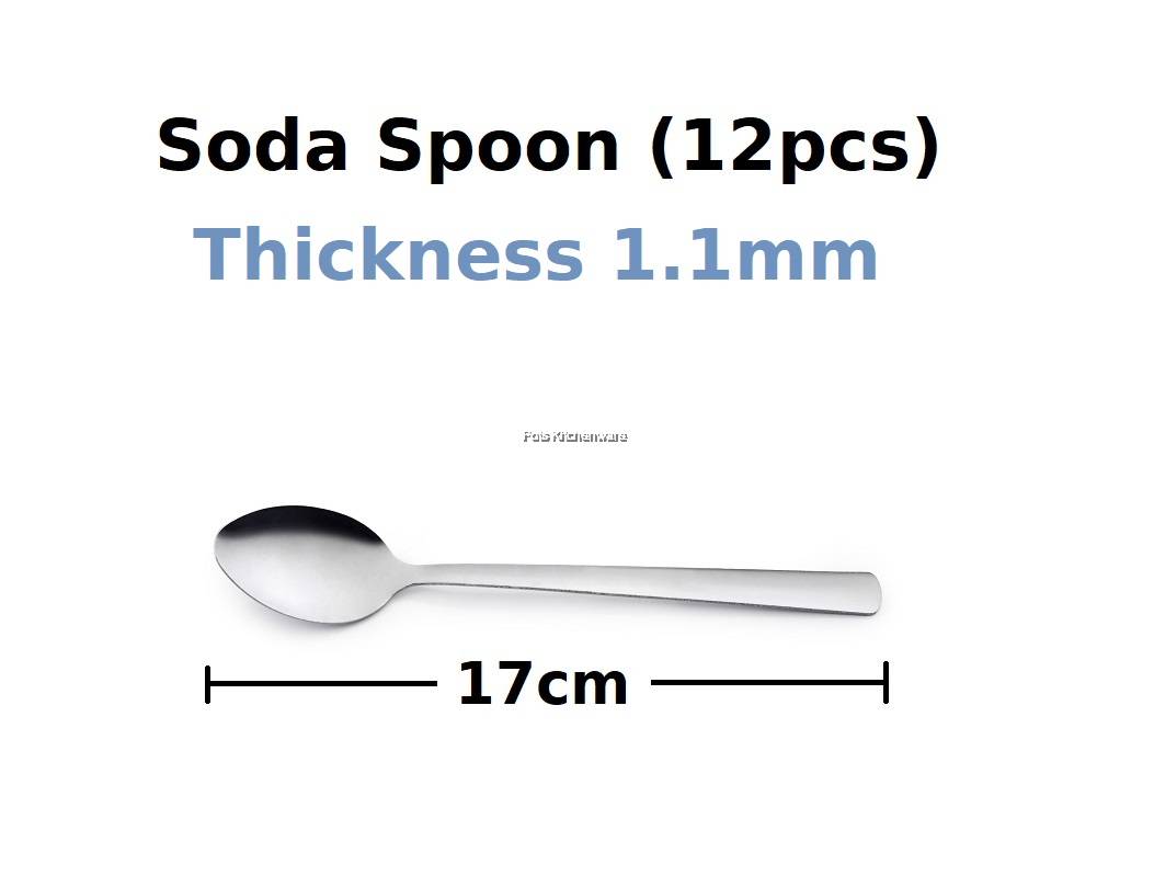 Toffi 12pcs Stainless Steel Cutlery Dining Restaurant Spoon Fork Sudu ...