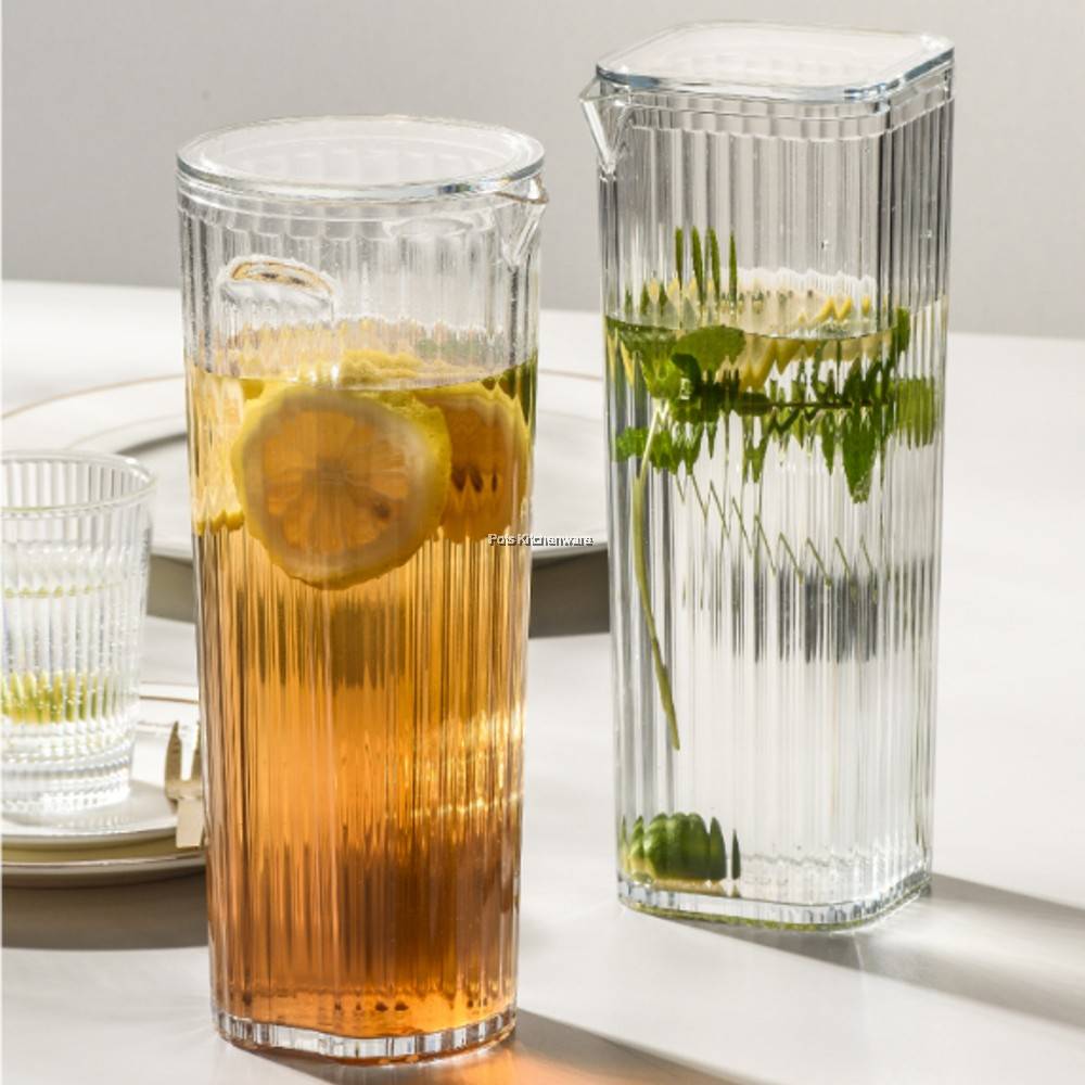 LAVA Transparent Acrylic PC Plastic Water Jug Cold Water Bottle Lined ...