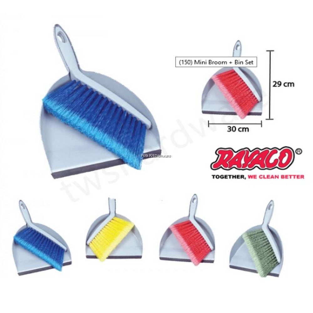 Rayaco Mini with Broom Dustpan Set Mini Brush Set Penyapu Sampah Kecil ...