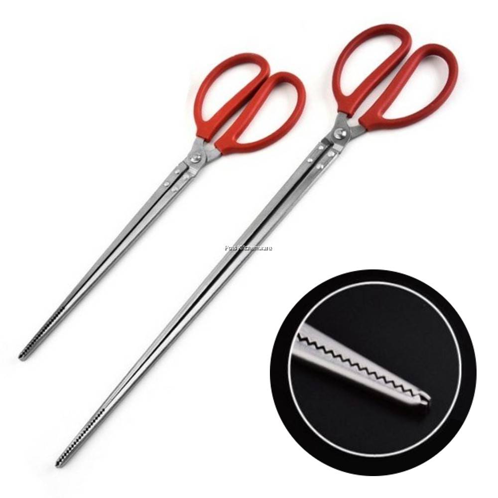 Extra Long Handle Anti Slip Eels Clip Crab Tongs Garbage Tong 加长黄鳝夹垃圾夹 ...