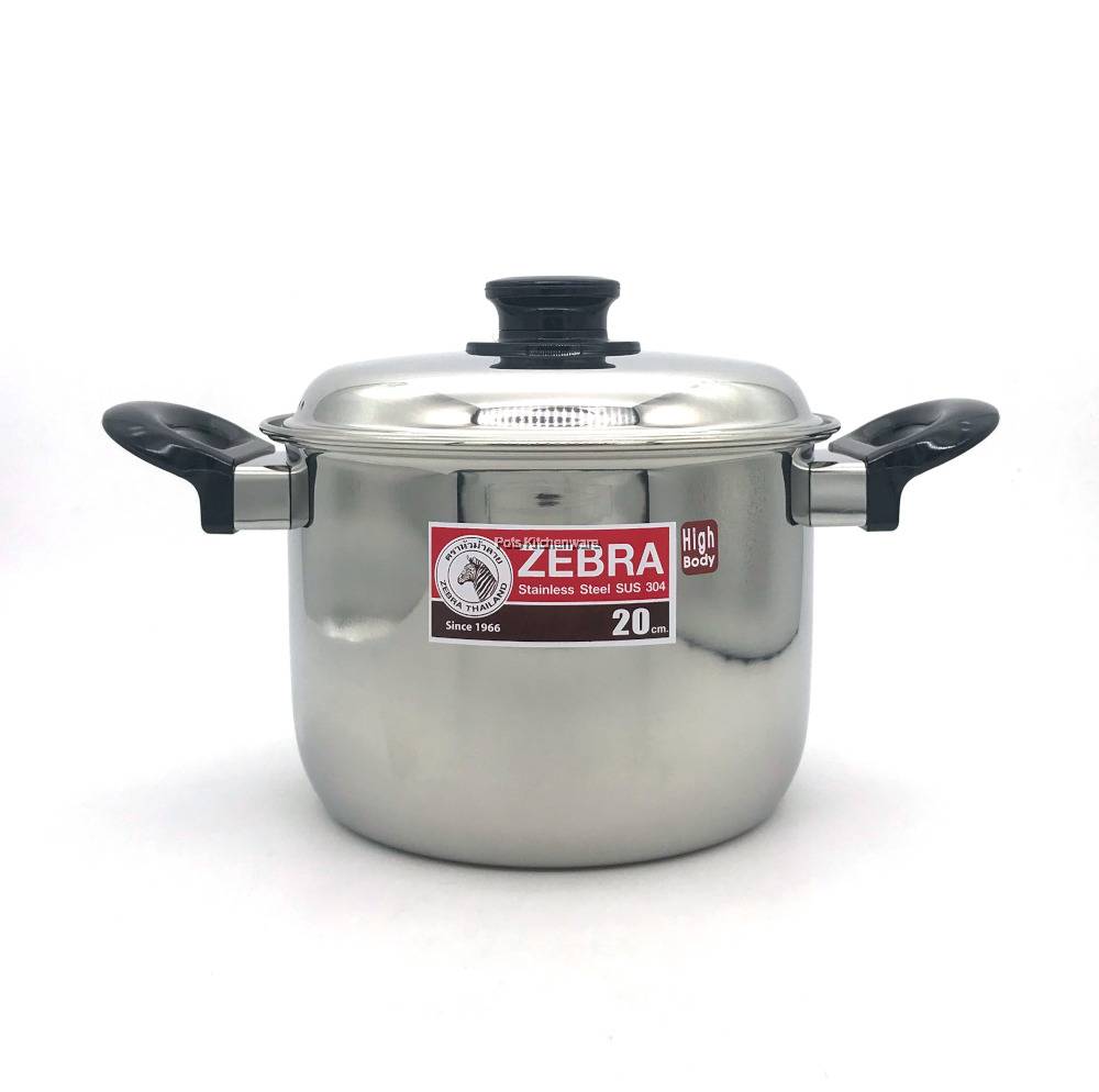 100% Original Zebra Thailand 泰国斑马牌 Stainless Steel 304 High Sauce Pot ...