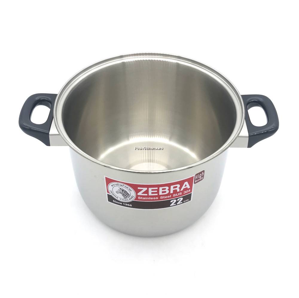 100% Original Zebra Thailand 泰国斑马牌 Stainless Steel 304 High Sauce Pot ...