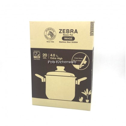 100% Original Zebra Thailand 泰国斑马牌 Stainless Steel 304 High Sauce Pot ...