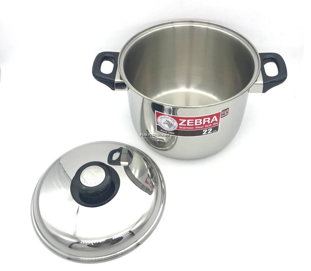 100% Original Zebra Thailand 泰国斑马牌 Stainless Steel 304 High Sauce Pot ...
