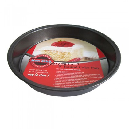 24.5cm Non Stick Round Cake Pan Cake Mold Pizza Pan Acuan Kek Bulat ...