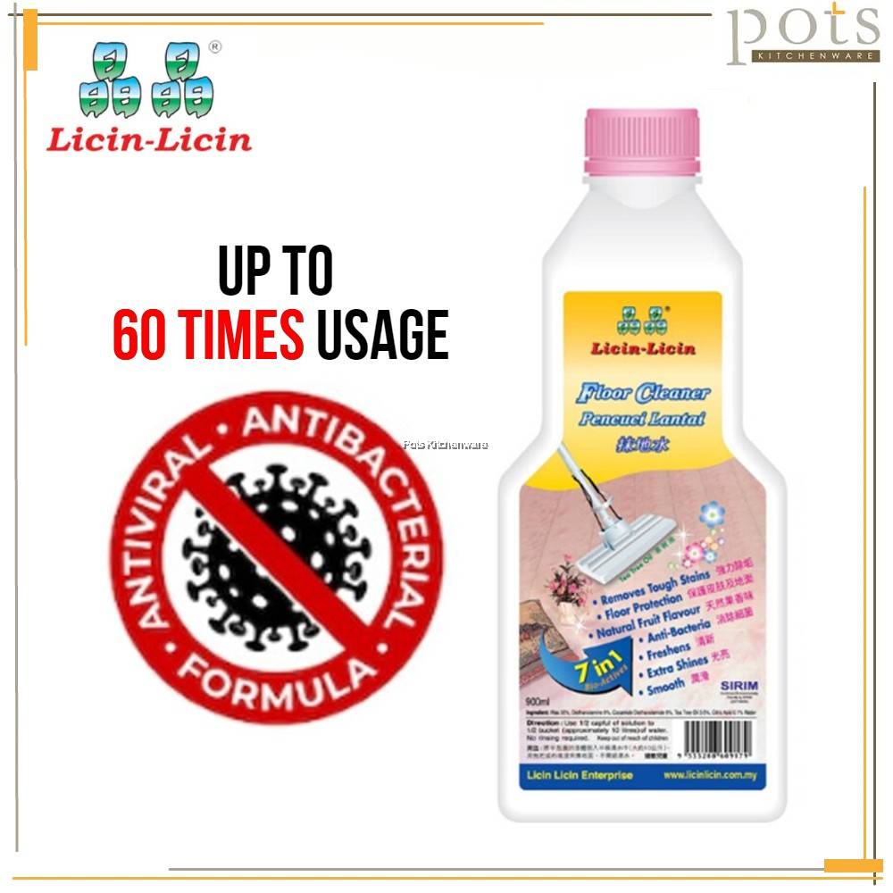 Licin-Licin 7-in-1 Anti Bacterial Fruity Fresh Stain Remover Floor ...