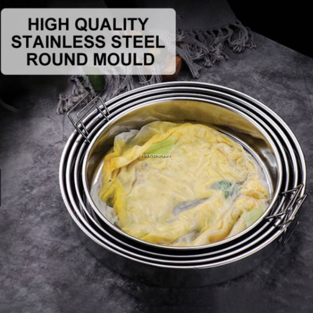 Toffi Stainless Steel Round Baking Dish Baking Tray Cake Mould Acuan ...