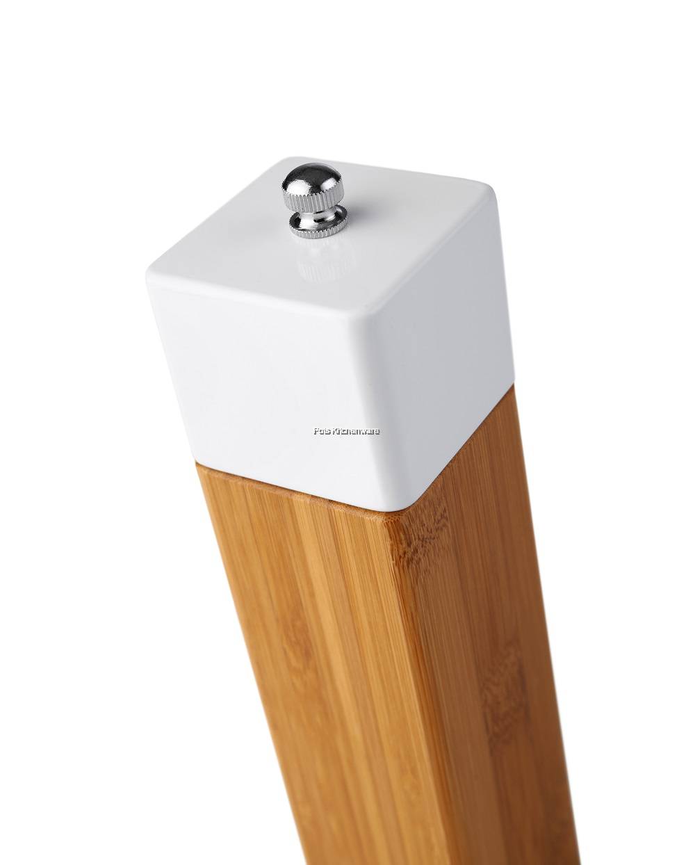 Wooden Bamboo Manual Salt Pepper Mill Grinder Pengisar Lada Garam - B3605M