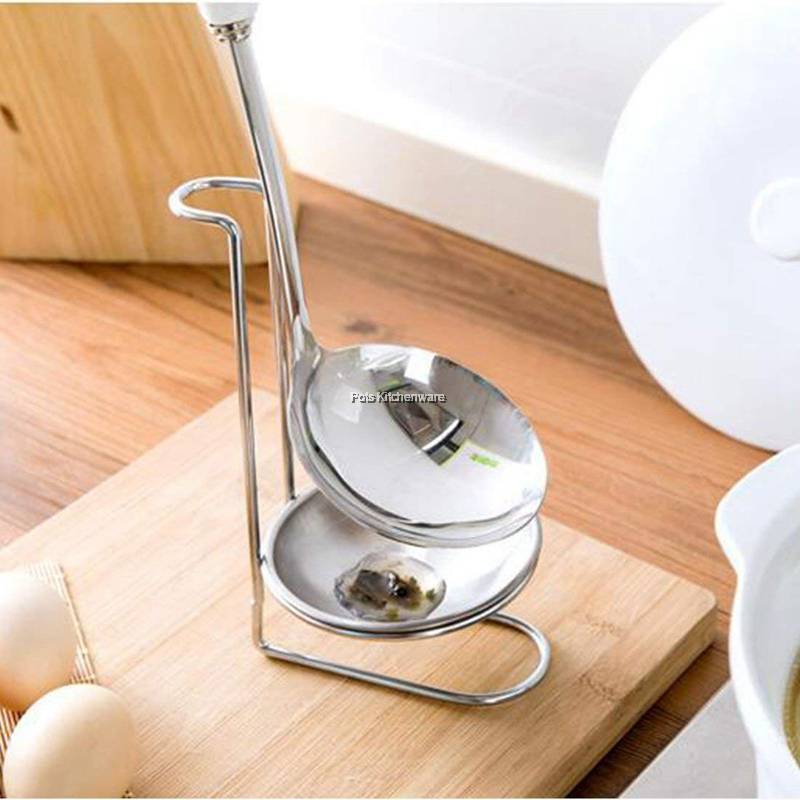 Stainless Steel Ladle Stand Ladle Holder Spoon Rest Hot Pot Scoop ...