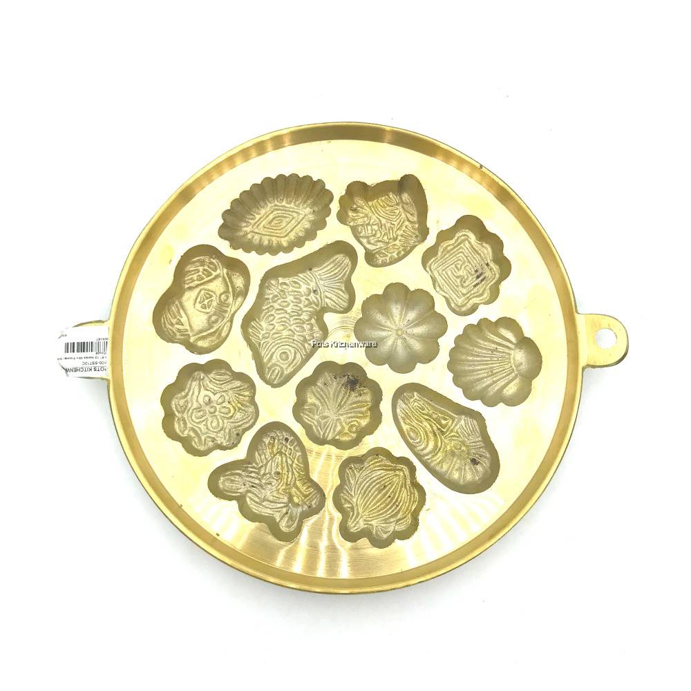 Brass Traditional Bahulu Mould Kuih Bahulu Acuan Tembaga Starfruit Mix ...
