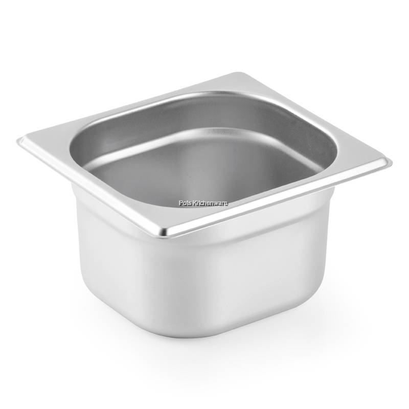 Stainless Steel 1/9 1/6 Chafing Dish Inserts Food Pan Condiment ...