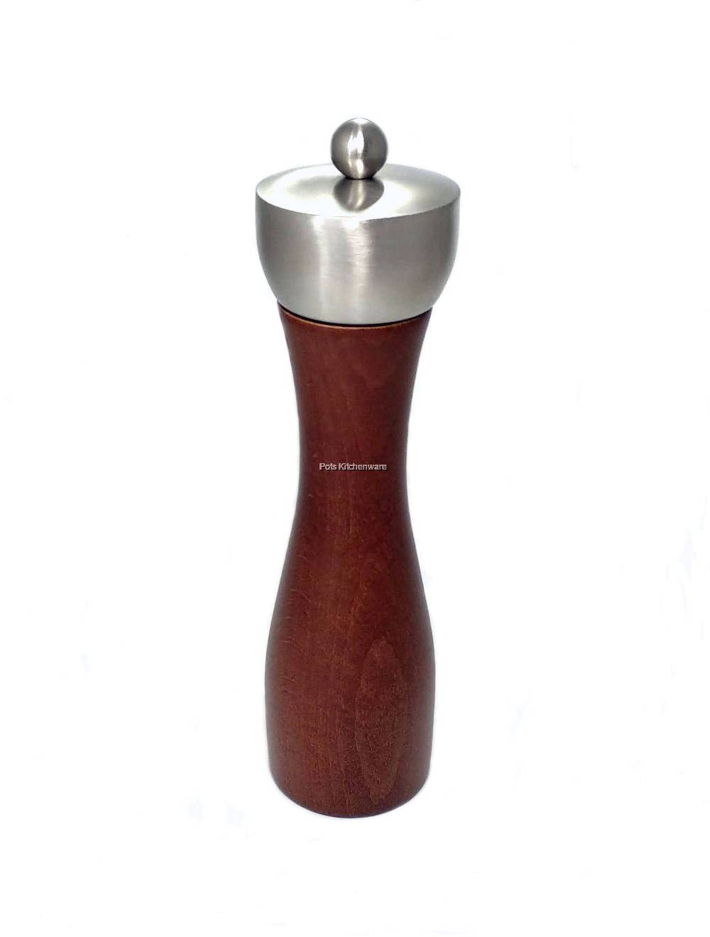 Beech Wood Manual Pepper Mill Grinder Pengisar Lada Hitam - B3255M