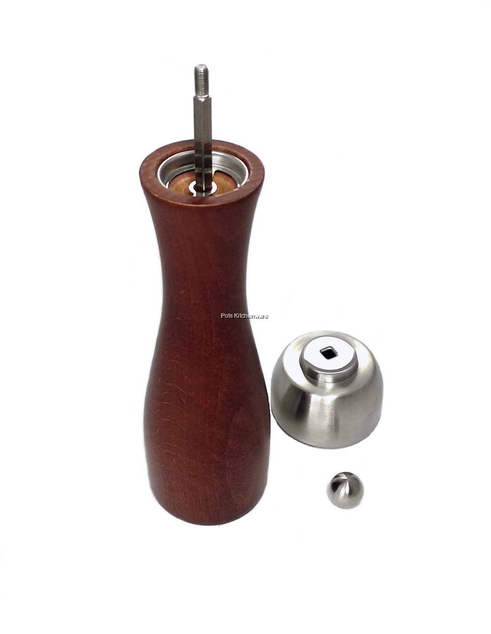Beech Wood Manual Pepper Mill Grinder Pengisar Lada Hitam - B3255M