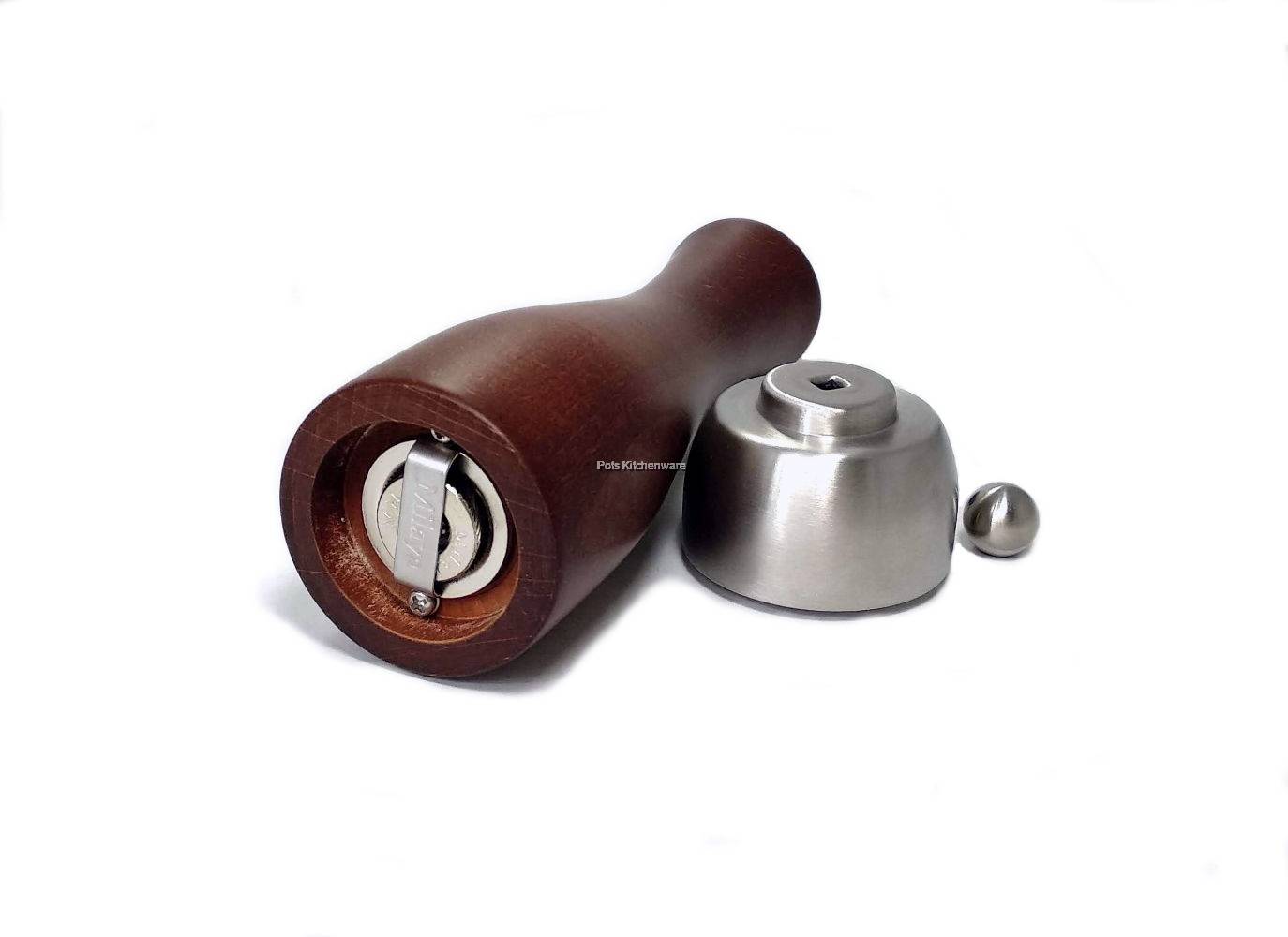 Beech Wood Manual Pepper Mill Grinder Pengisar Lada Hitam - B3255M