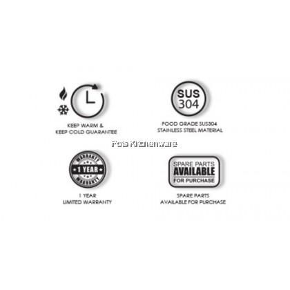 Relax 500ml Stainless Steel 18.8 Thermal Flask Thermos Water Bottle ...