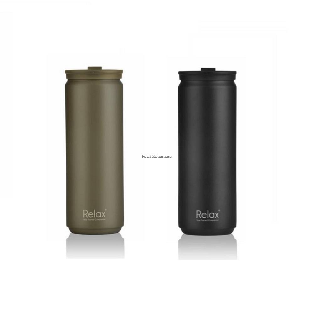 Relax 500ml Stainless Steel 18.8 Thermal Flask Thermos Water Bottle ...