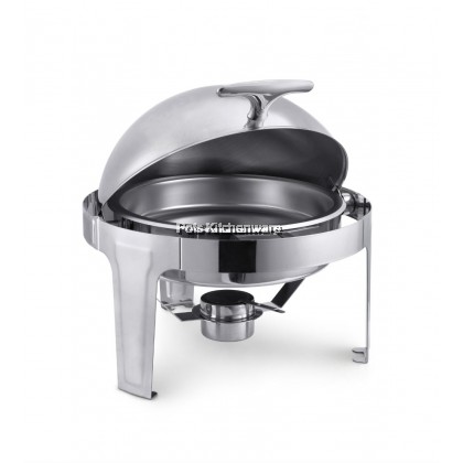 Stainless Steel Round Chafing Dish Buffet Catering Set Berkas Lauk Food ...