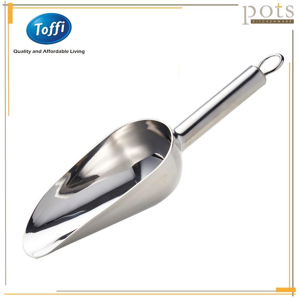 Toffi Stainless Steel Ice Cube Scoop Flour Candy Sugar Scoop Sedup Ais ...