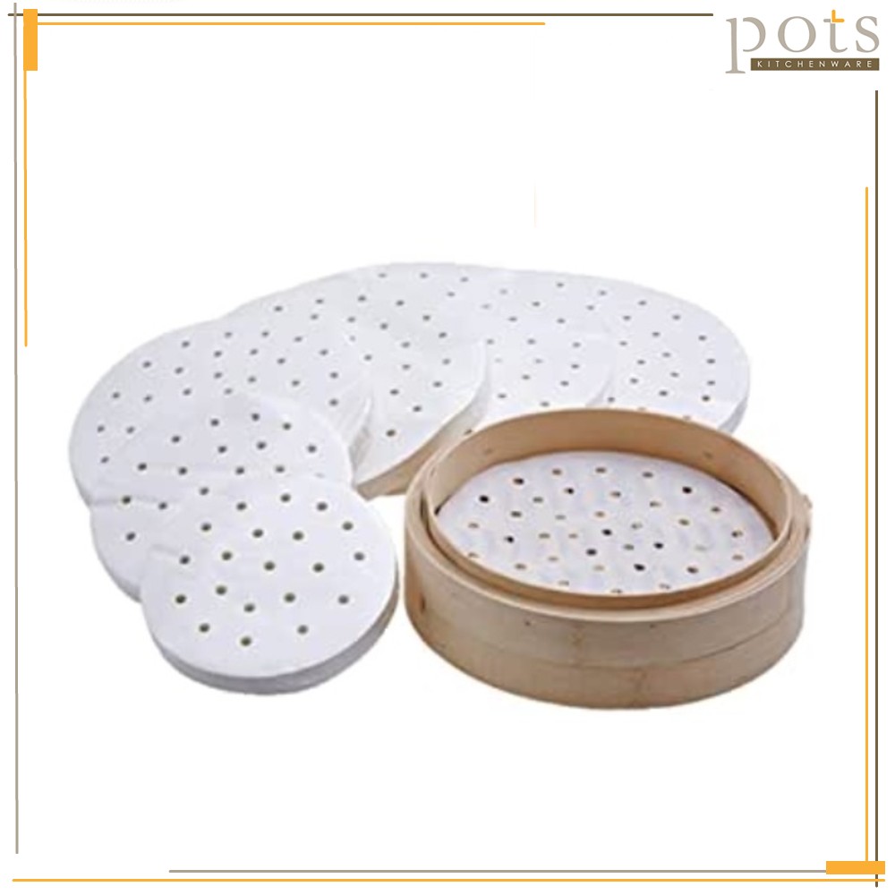 500pcs Dim Sum Steam Paper Non-Stick Steaming Paper Air Fryer Liners ...