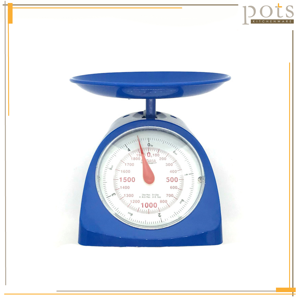 Sugasa 2kg Dial Mechanical Anolog Kitchen Weighing Scale Penimpang ...