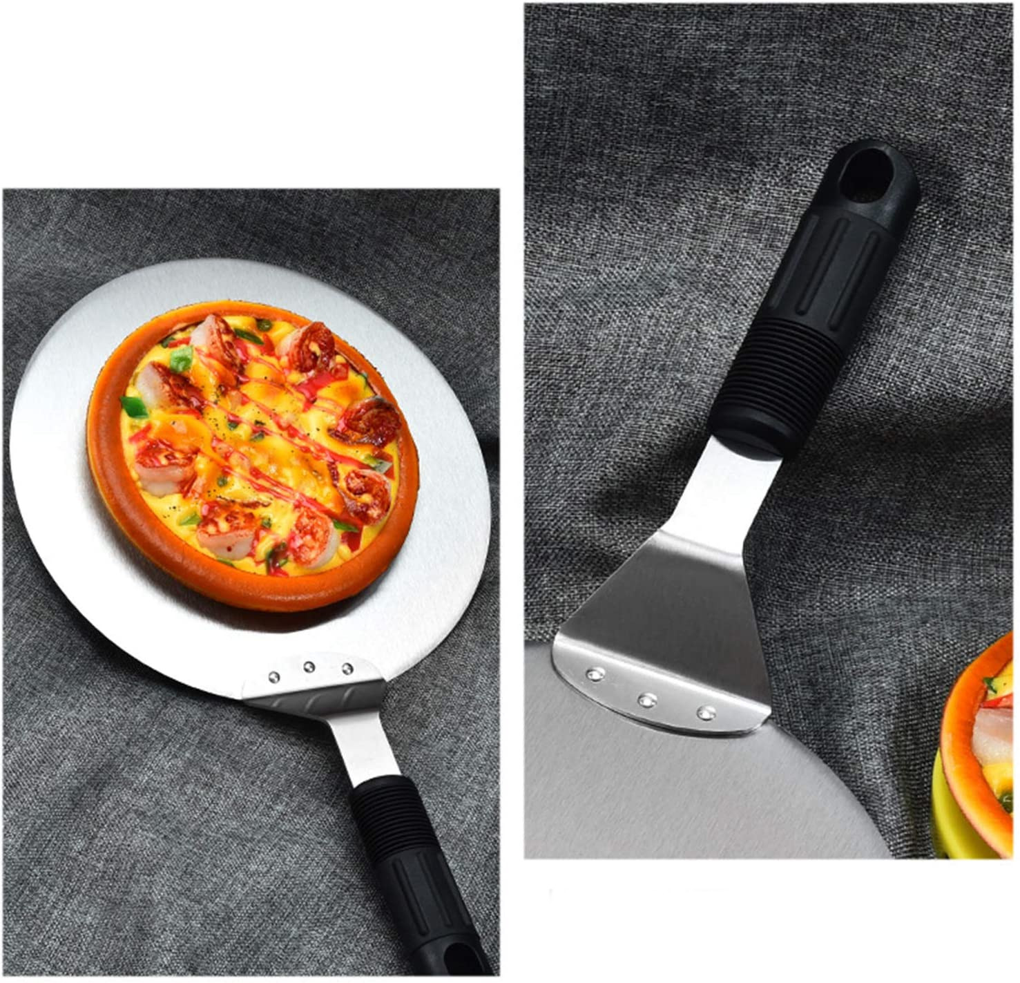12inch Stainless Steel Cake Lifter Pizza Paddle Lifter Oven Peel ...