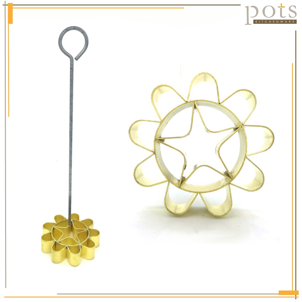 Copper Acuan Kuih Loyang Tembaga Honeycomb Biscuit Mold Kuih Goyang ...