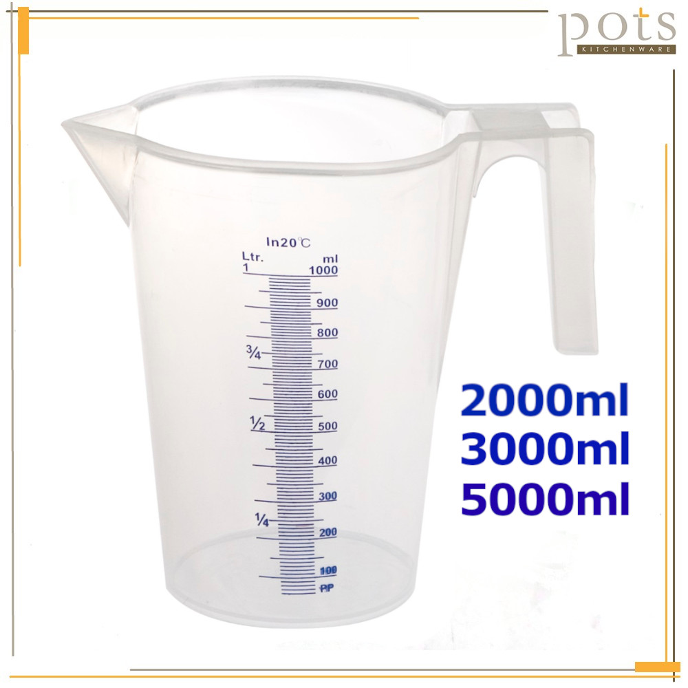 BPA Free Plastic PP Transparent Measuring Jug Jar Jug Ukur Besar 大容量量杯 ...