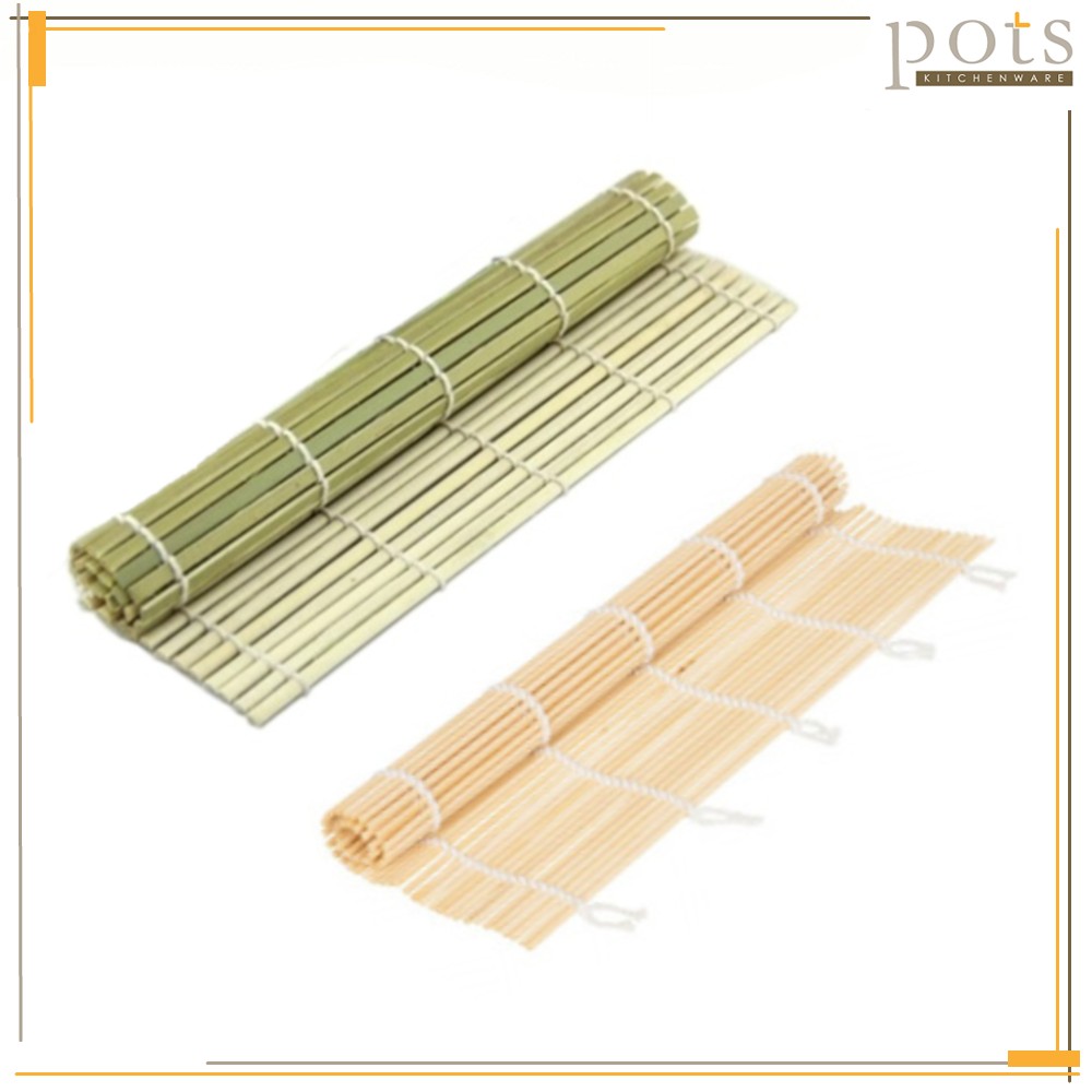 Premium Grade Heavy Duty Bamboo Sushi Rice Rolling Mat Sushi Roller ...