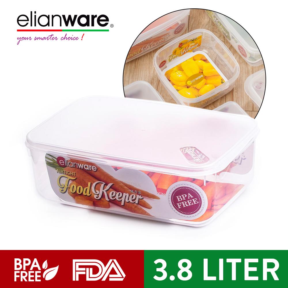 Elianware BPA Free Freezer Safe Microwavable Airtight Transparent ...