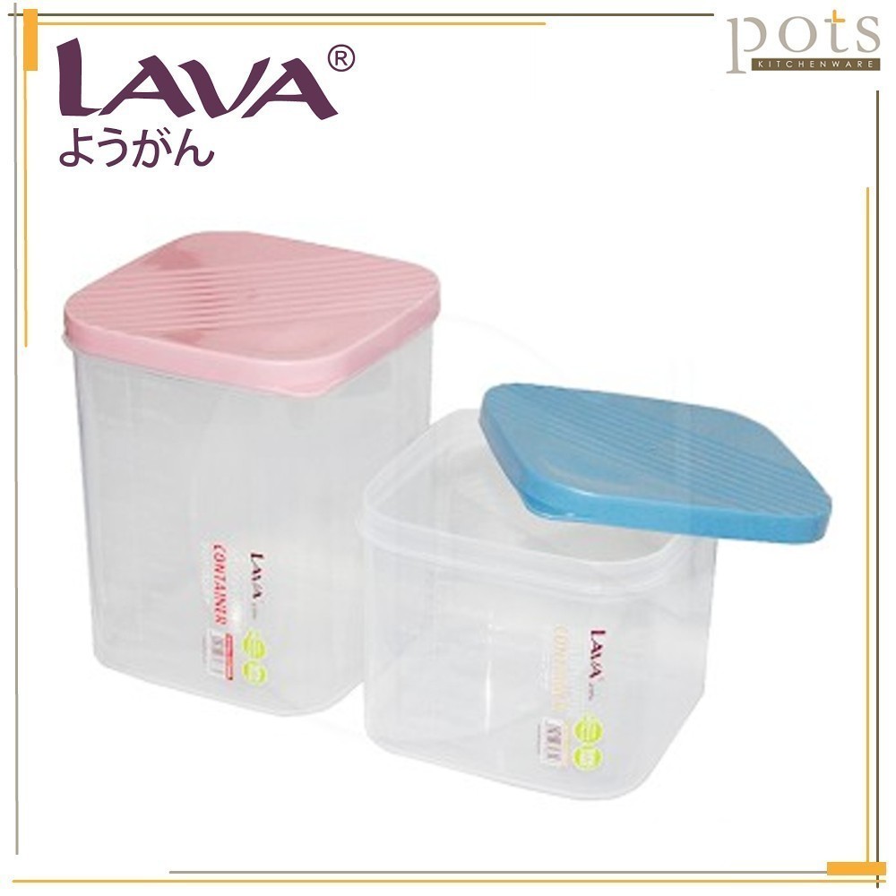 Lava BPA Free Plastic Snack Food Storage Multipurpose Container (2.3L/2 ...
