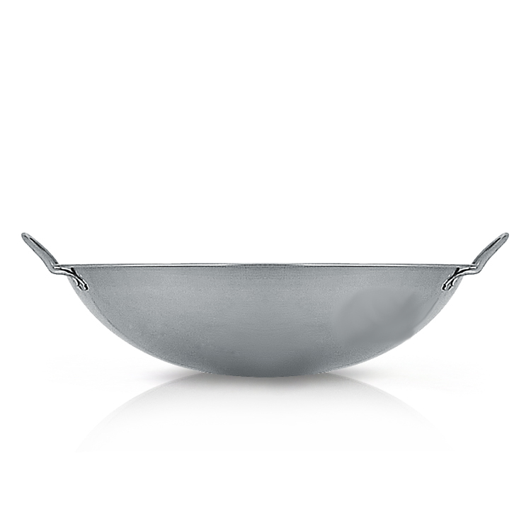 10inch Stainless Steel Mini Small Wok Personal Hot Pot Fry Pan Double ...