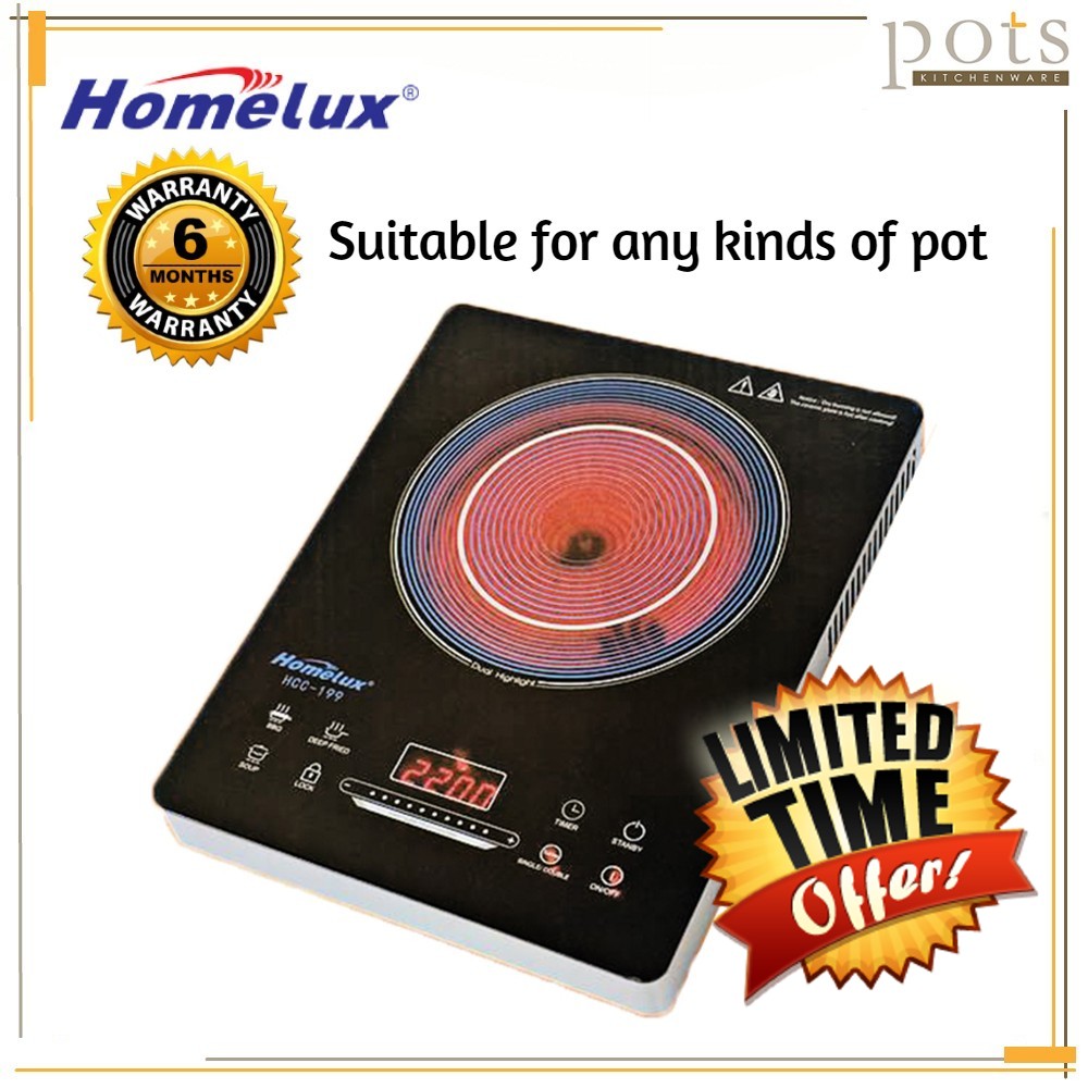(Suitable for all kind of pots) Homelux Digital Electronic Ceramic ...