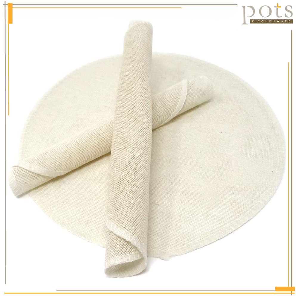 2pcs Round Non Stick Cotton Web Net Steaming Cloth Pad Kain Mengukus ...