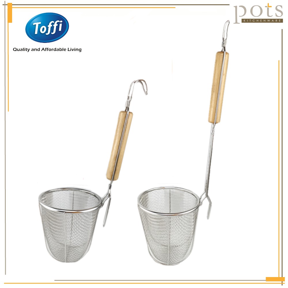 Toffi 4.5/5.5inch Stainless Steel Noodle Drainer Pasta Strainer Tapis ...