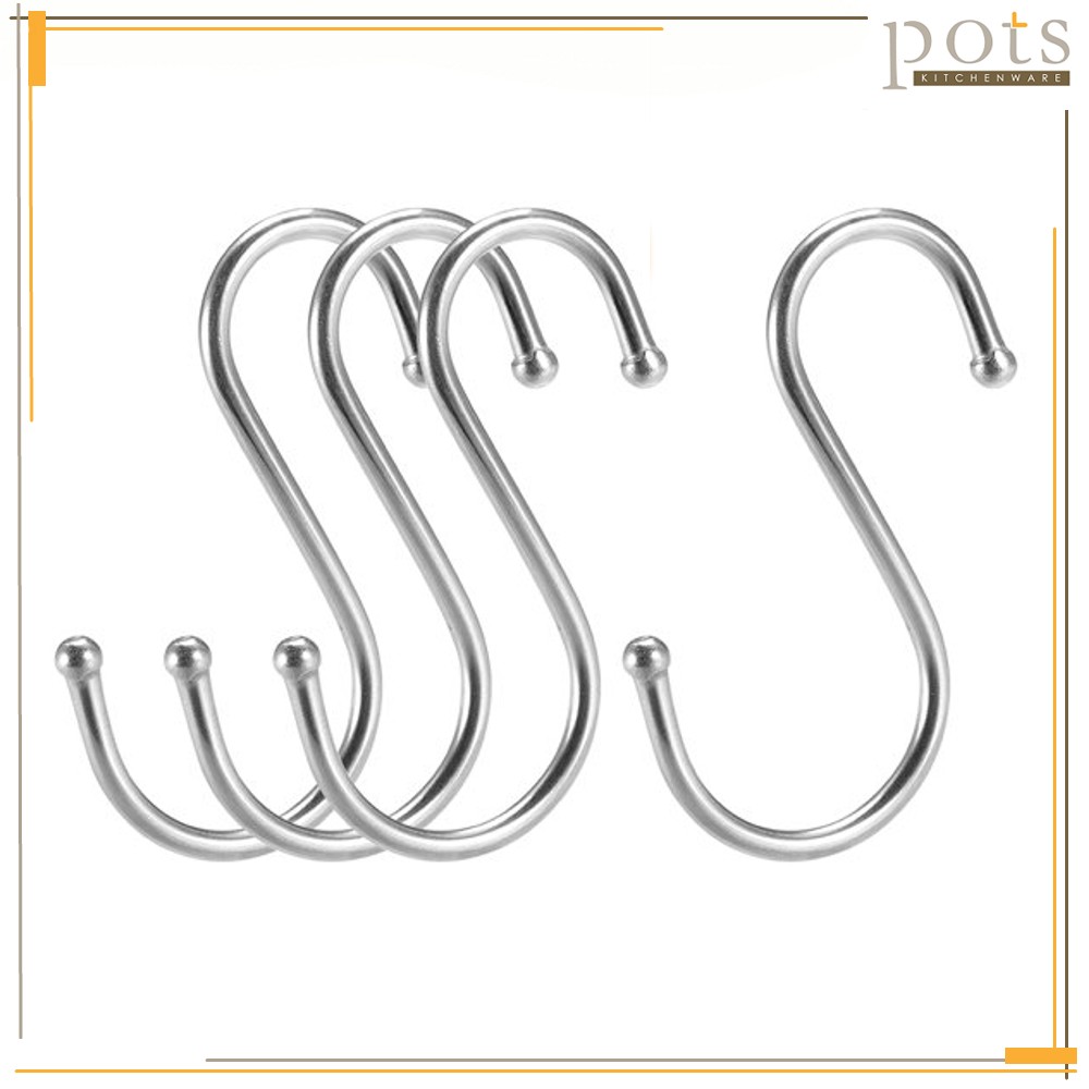 Stainless Steel Thick Quality Heavy Duty S Hooks S Shaped Hanging Hooks ...