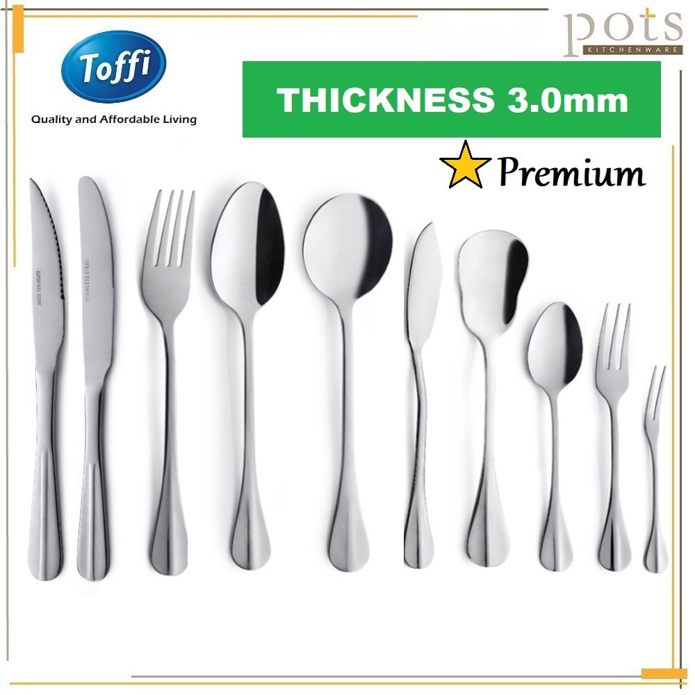 Toffi Premium Quality Stainless Steel Cutlery Dining Restaurant Spoon ...