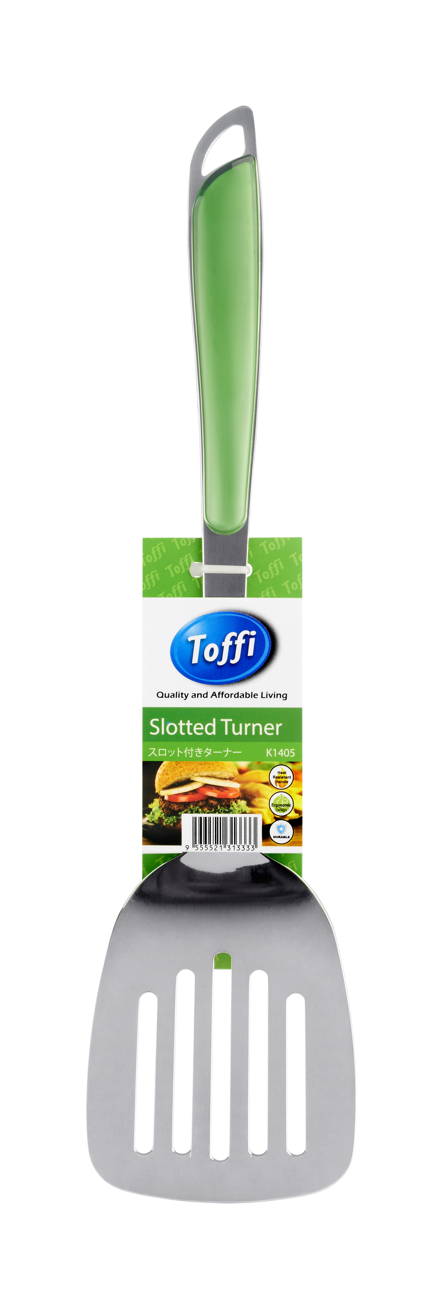 Toffi Stainless Steel Kitchen Utensil Ladle Slotted Turner Senduk Sudip ...