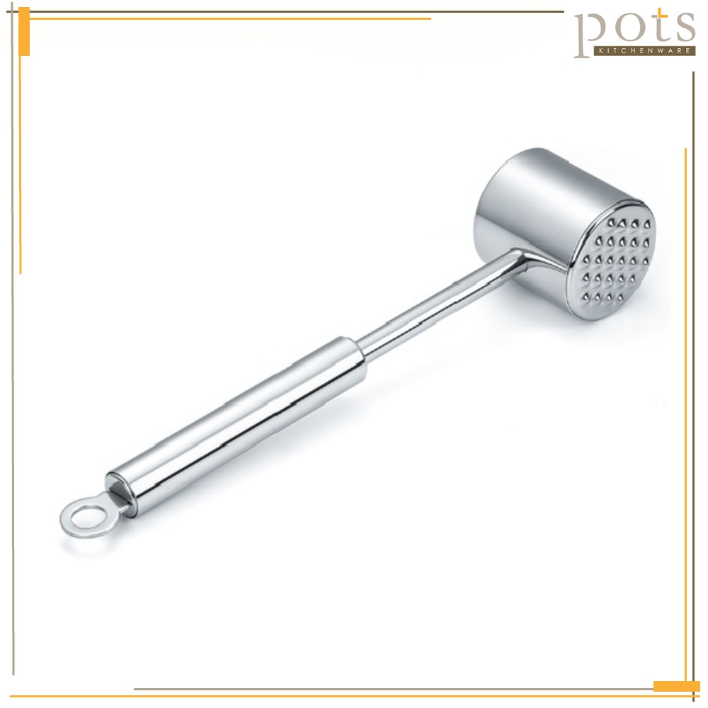 Stainless Steel Double-Sided Meat Steak Tenderizer Hammer Penukul ...