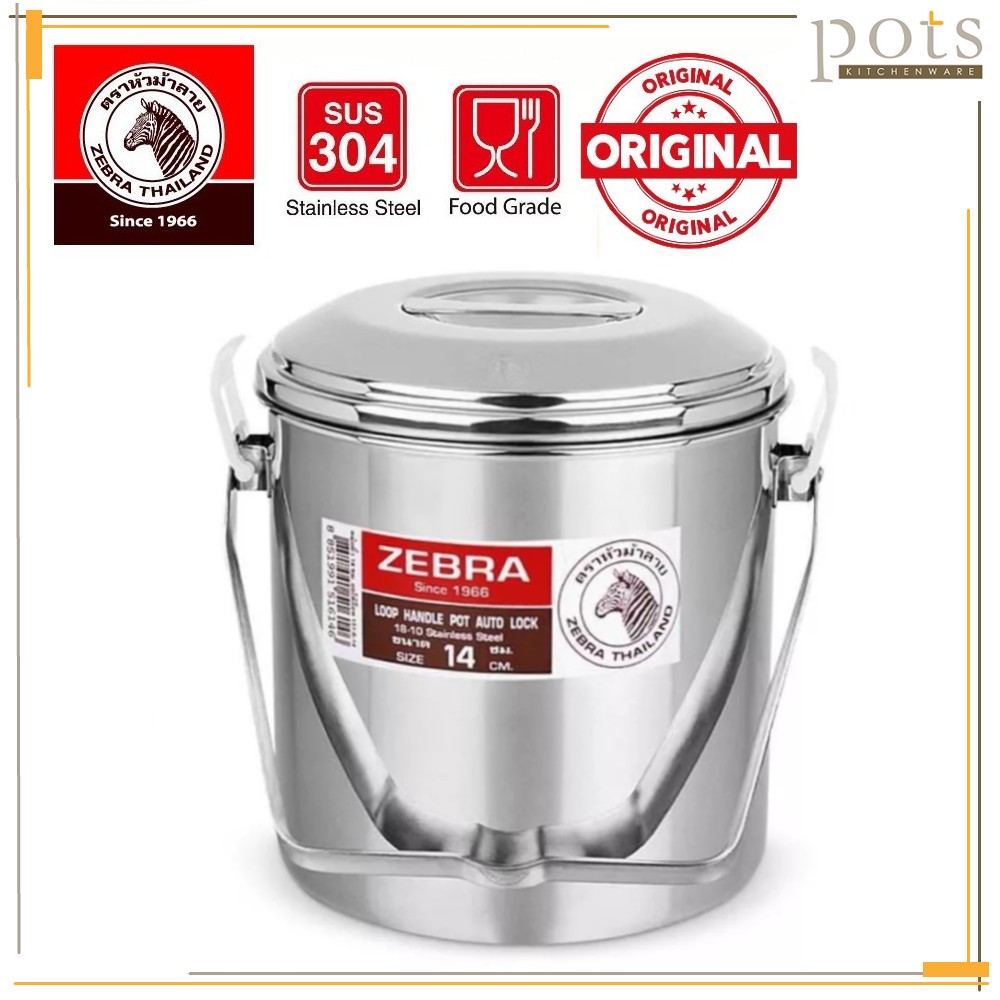 100% Original Zebra Thailand 泰国斑马牌 Stainless Steel SUS304 Auto Lock ...